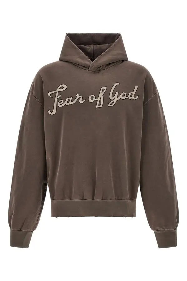 Fear Of God 26 Classic Half Raglan Hoodie - Brown