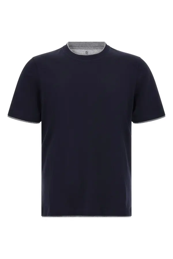 Brunello Cucinelli Double Layer T-shirt