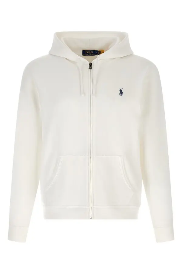 Polo Ralph Lauren Loopback Cotton Hoodie - White
