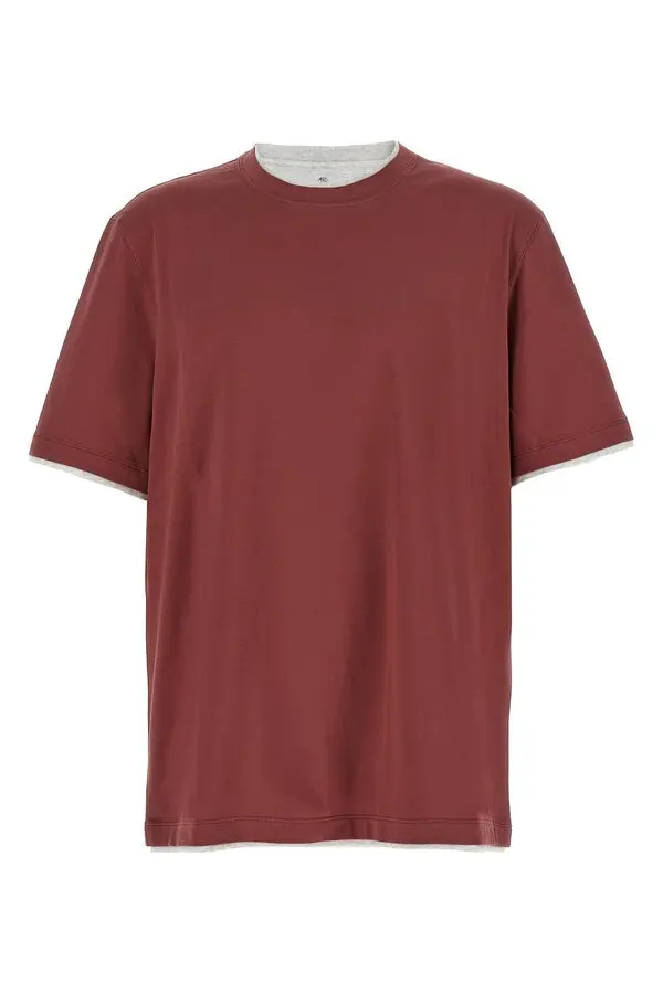 Brunello Cucinelli Double Layer T-shirt
