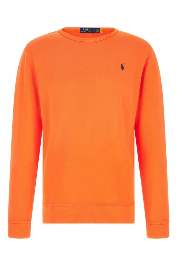 Polo Ralph Lauren Loopback Cotton Sweatshirt - Orange