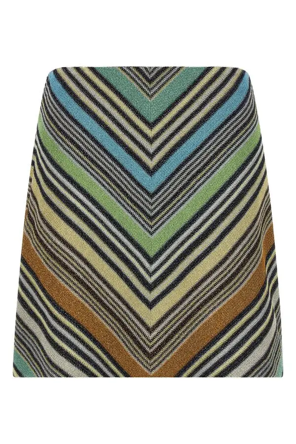 Missoni Geometric Pattern Skirt