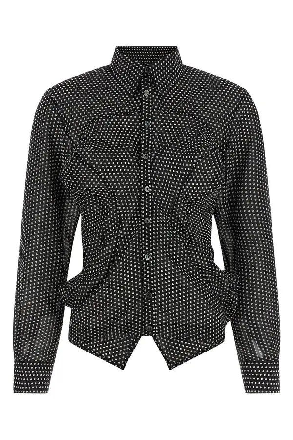 Junya Watanabe Polka Dot Shirt - White/black