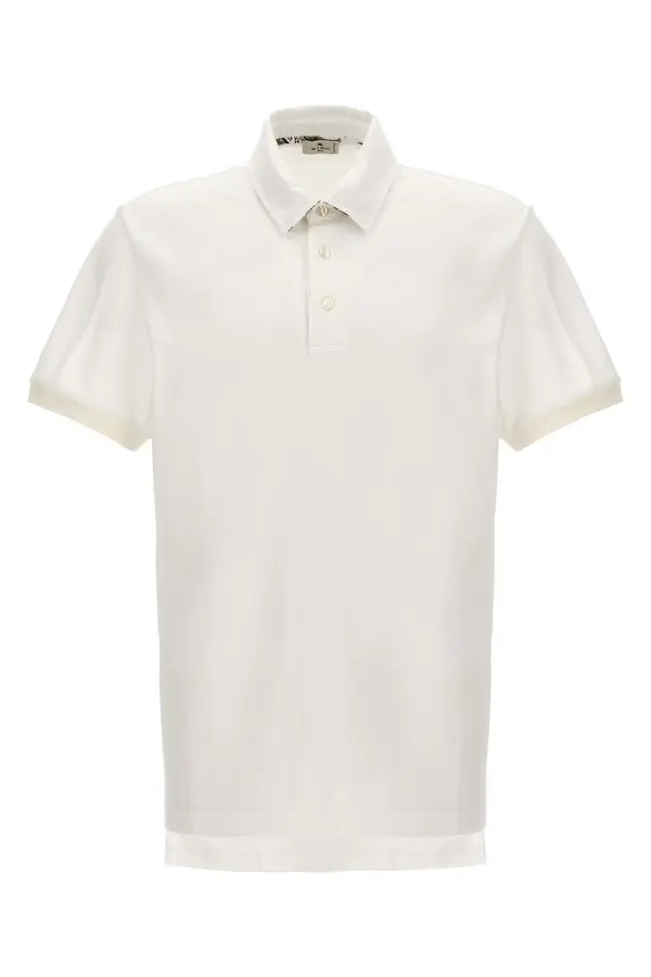 Etro Logo Polo Shirt - White