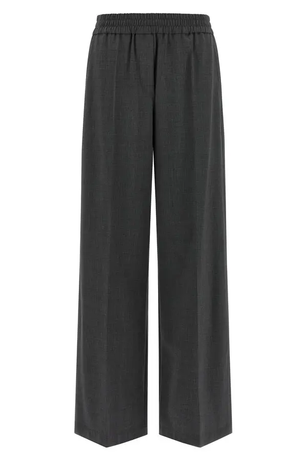 Brunello Cucinelli Cool Wool Trousers - Gray