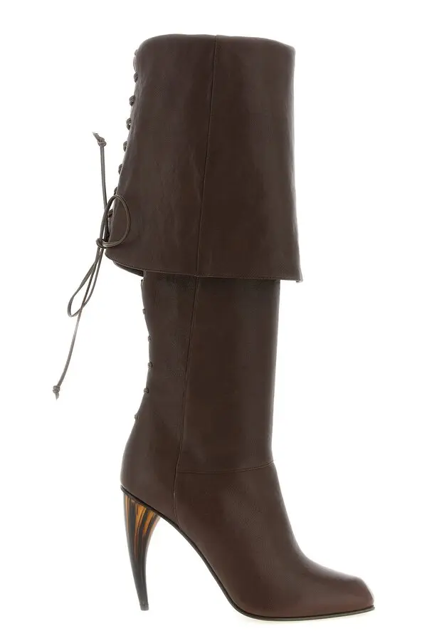 Alexander McQueen Horn Heel Boots