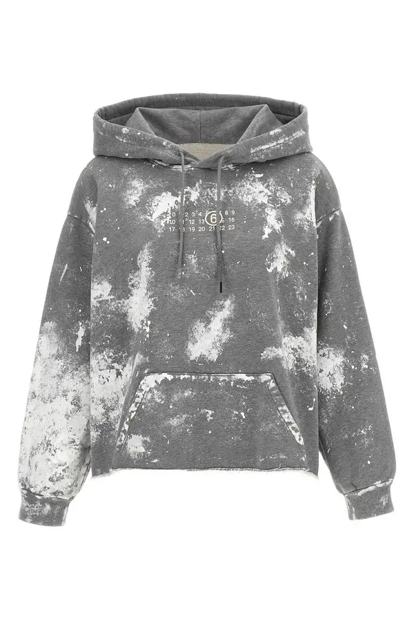 MAISON MARGIELA Numeric Signature Hoodie - Gray