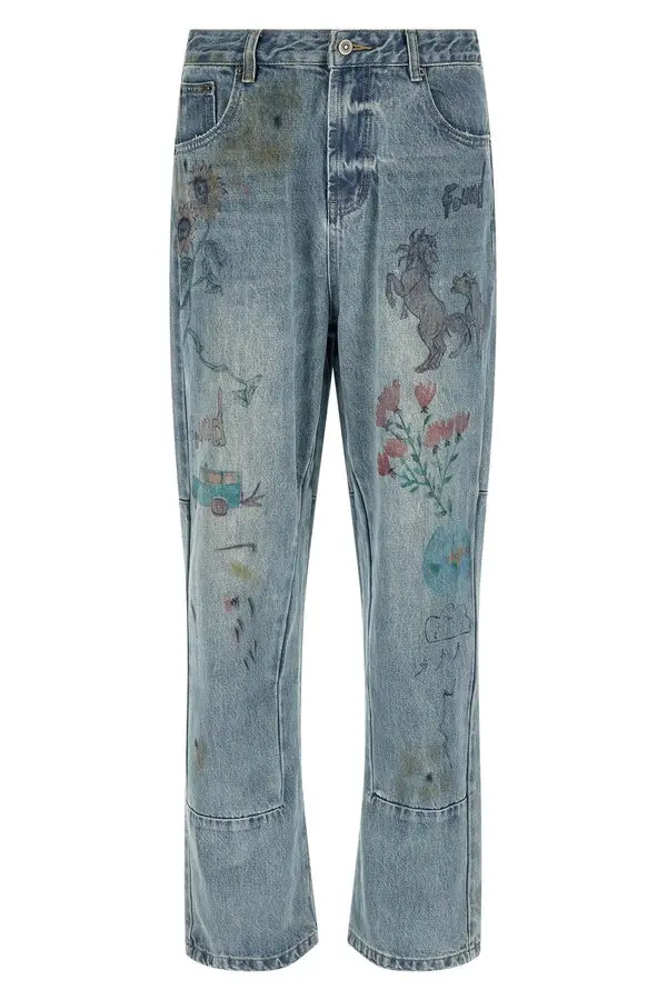 FOUND Hand Art' Jeans
