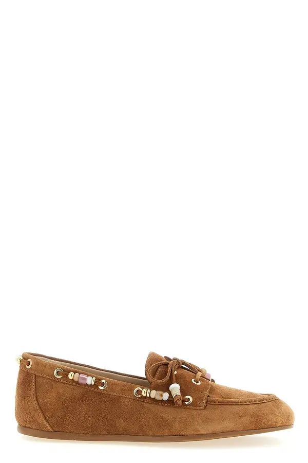 STUART WEITZMAN Majorca Tinsley Boat Shoe - Brown