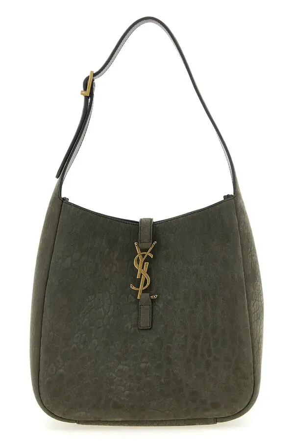 Saint Laurent Micro 'le 5 À 7' Shoulder Bag - Gray