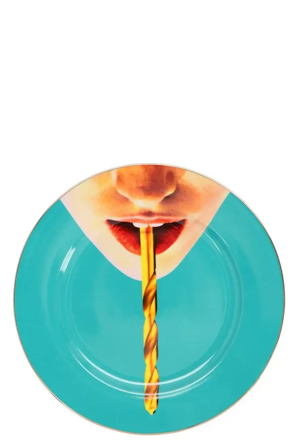 SELETTI Trapano' Dinner Plate ⌀ 27 Cm - Light Blue