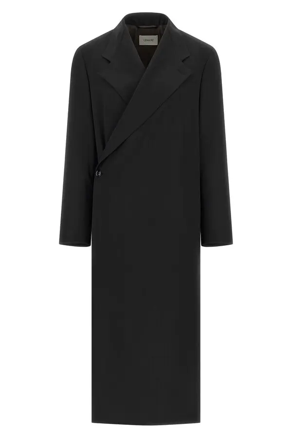 LEMAIRE Wool Crêpe Coat - Blue