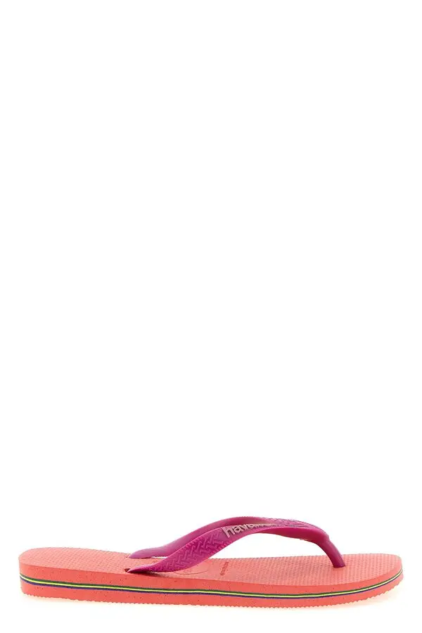 Havaianas Brasil Logo' Sandals - Fuchsia