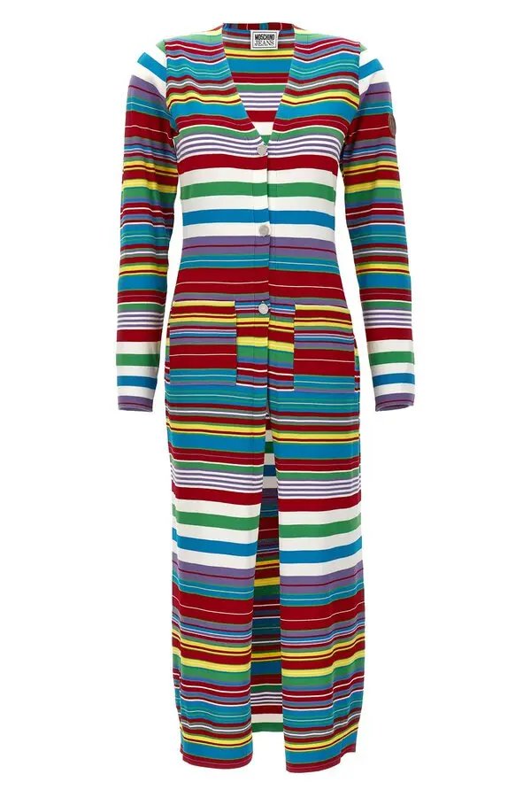 MO5CH1NO JEANS Striped Cardigan