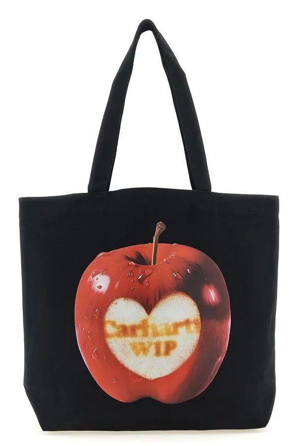 Carhartt Work In Progress Canvas Graphic Tote' Shopping Bag