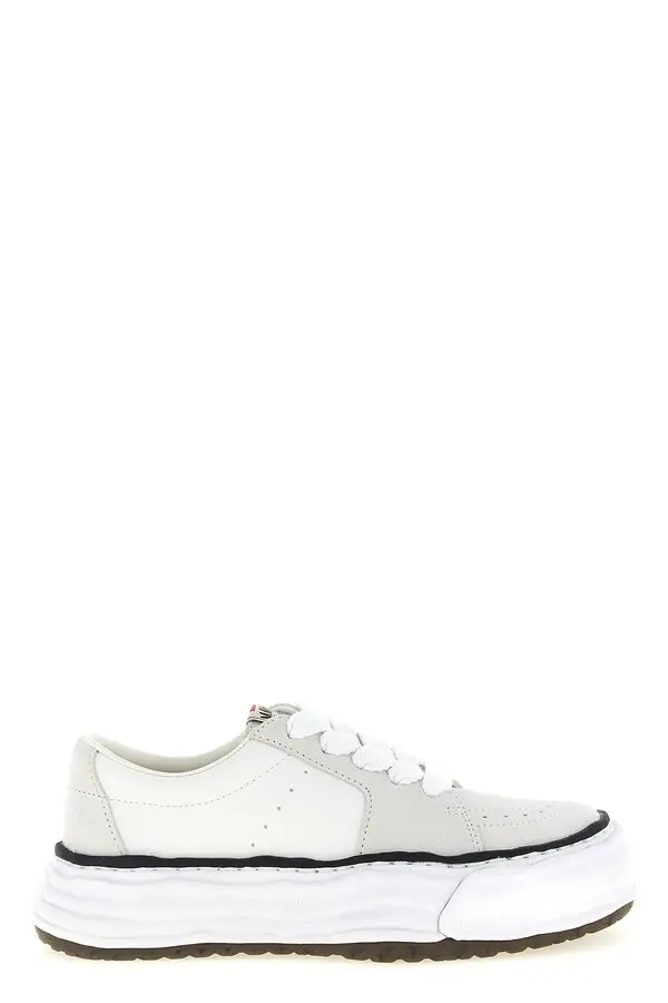 Mihara Yasuhiro Suede And Cotton Canvas Eric Sneakers
