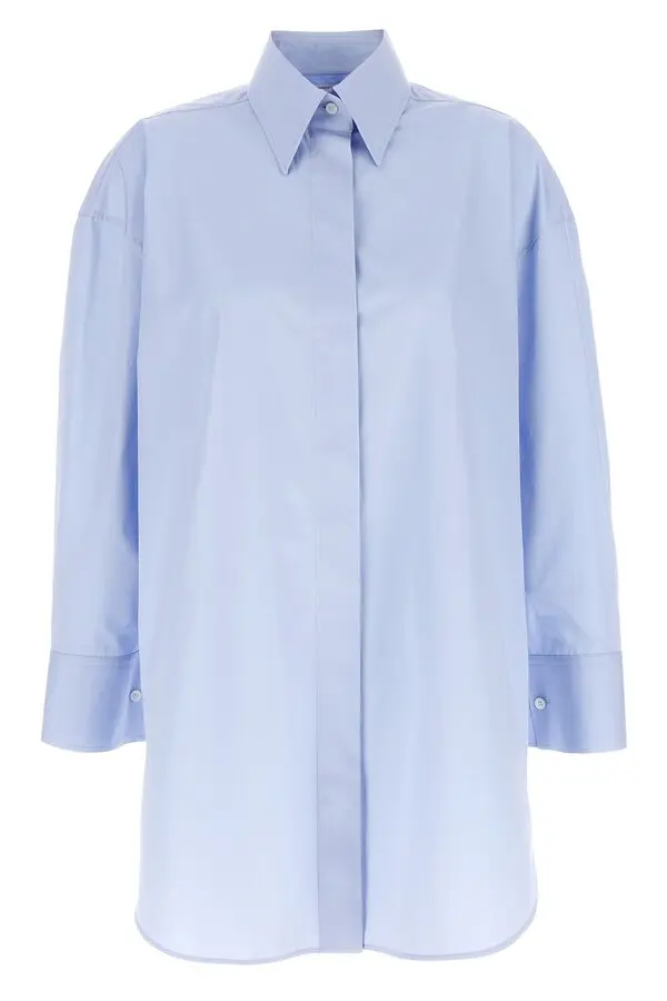 Givenchy Asymmetric Cotton Poplin Shirt