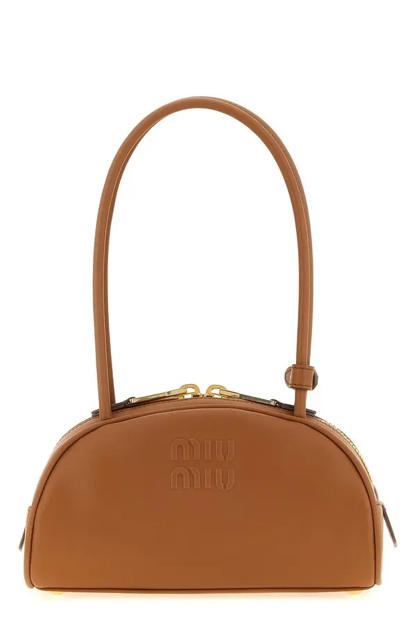 Miu Miu Beau Small Shoulder Bag - Brown