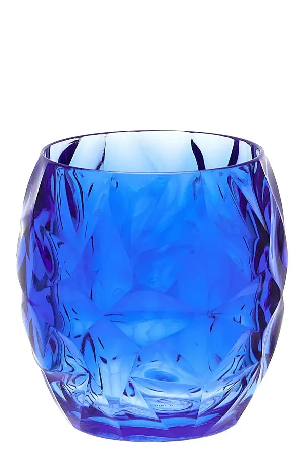 MARIO LUCA GIUSTI Low Glass 'venezia Tumbler' 250 Ml - Blue
