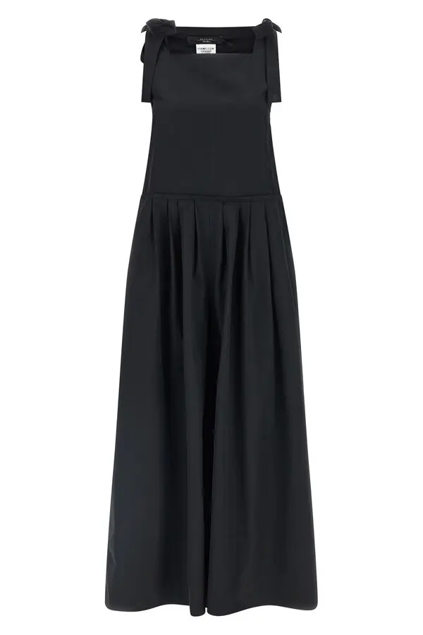 Max Mara Wkiagguati Cotton Poplin Jumpsuit - Black