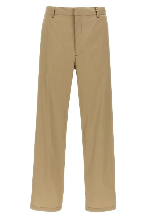 Prada Cotton Blend Poplin Trousers