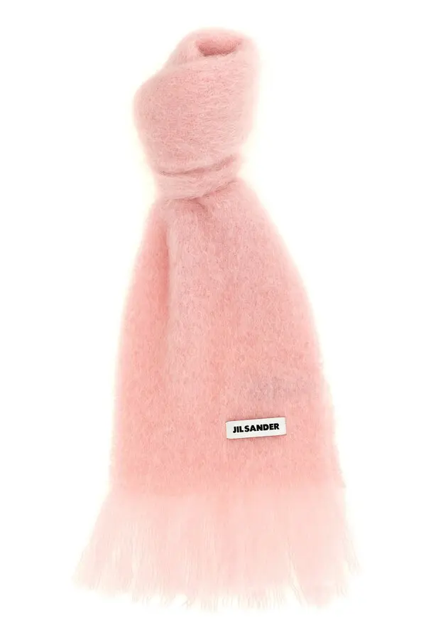 JIL SANDER Mohair Scarf - Pink
