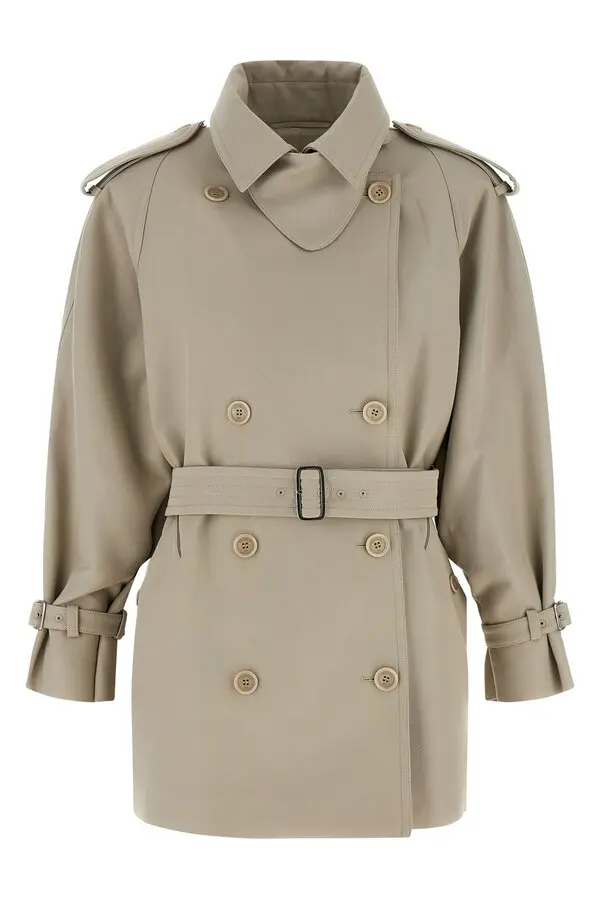 Max Mara Cotton Double-breasted Trench Coat