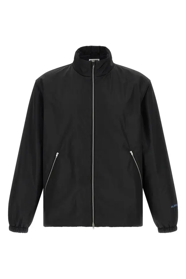 JIL SANDER 145' Technical Taffeta Blouson - Black