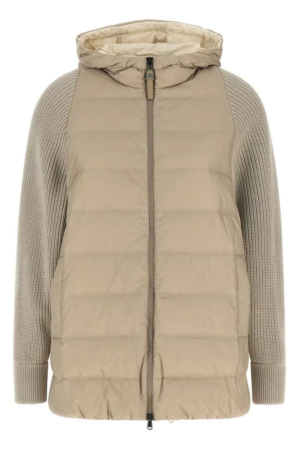 Brunello Cucinelli Shiny Zipper Pull' Down Jacket