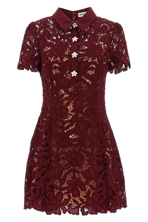SELF-PORTRAIT Lace Mini Dress