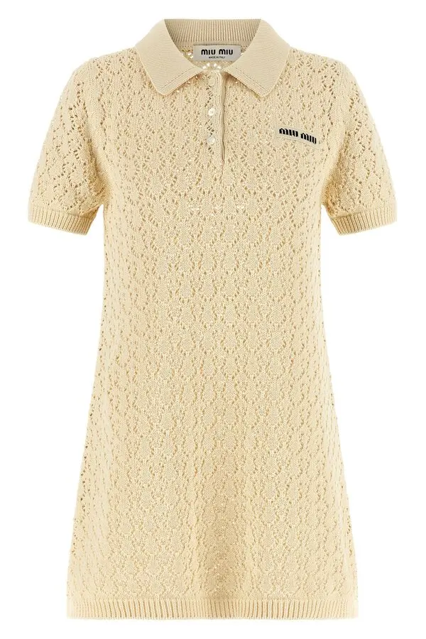 Miu Miu Openwork Cotton Dress