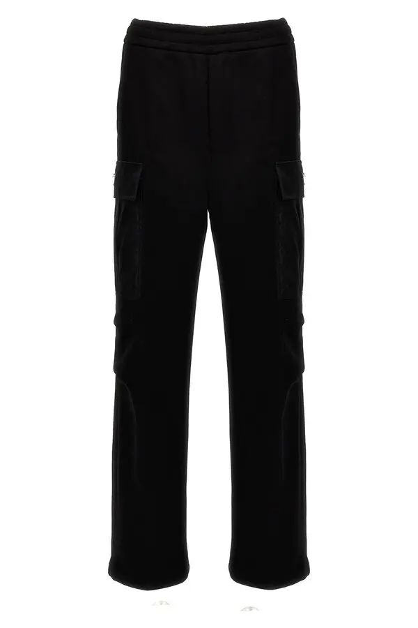 Prada Nylon Insert Cargo Joggers