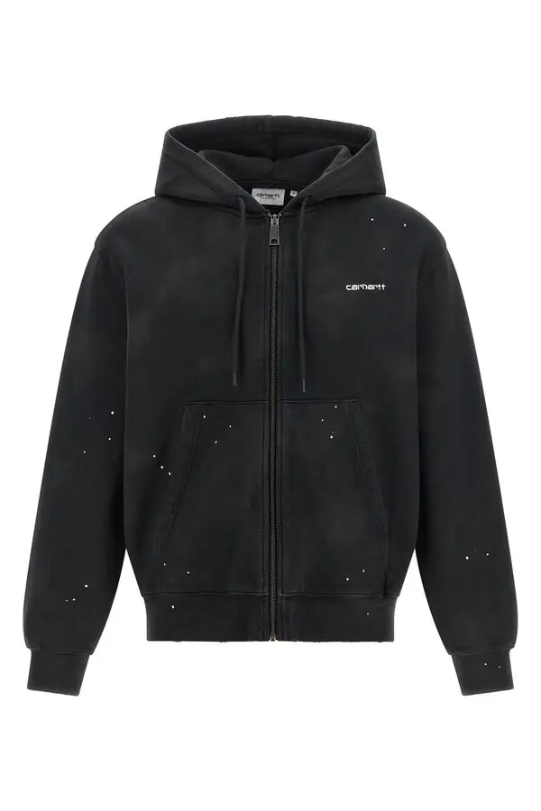 Carhartt Work In Progress Painter Cotton Hoodie - Black