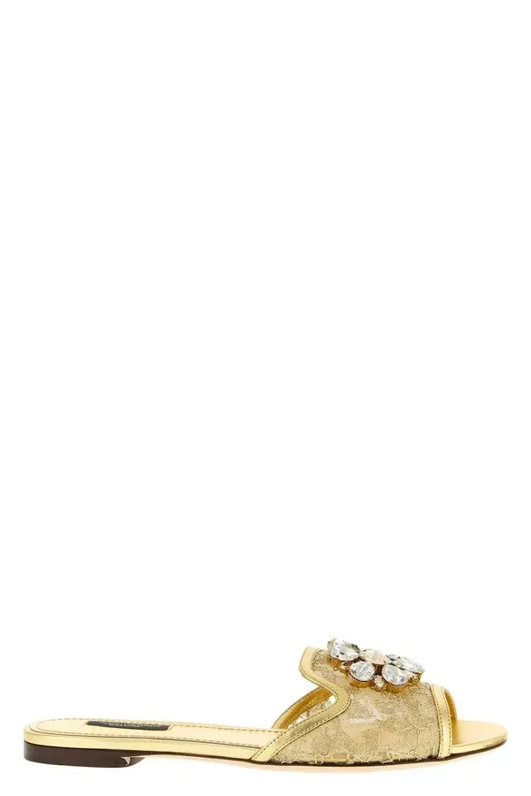 Dolce & Gabbana Taormina Sandals - Gold