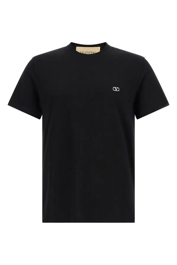 Valentino Garavani Vlogo' Embroidery T-shirt - Black