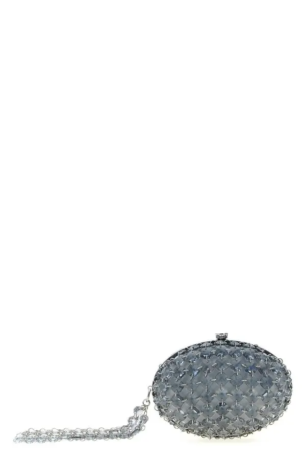 SELF-PORTRAIT Crystal Chain Clutch Bag