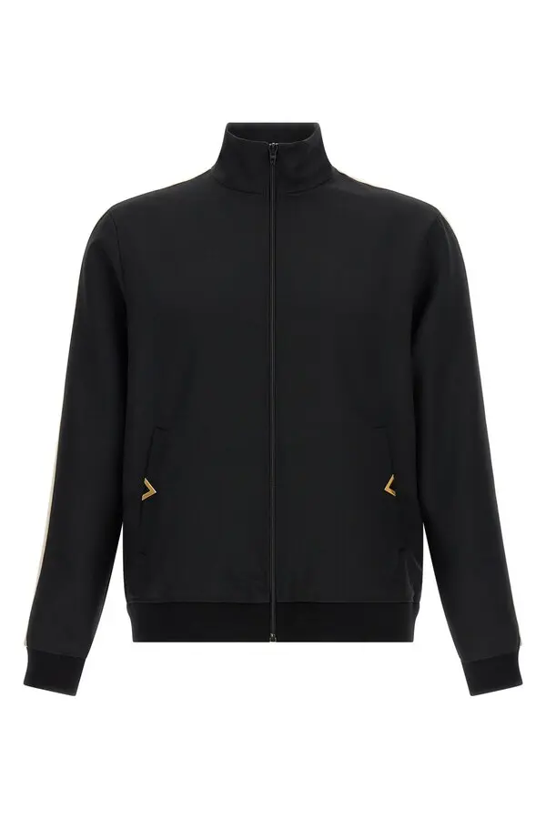 Valentino Garavani Tech Fabric Turtleneck Sweatshirt