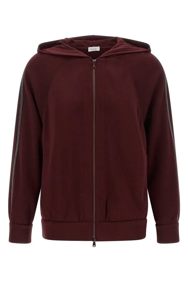Brunello Cucinelli Hoodie - Bordeaux