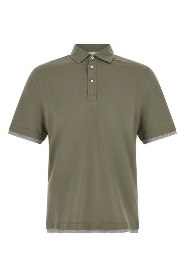 Brunello Cucinelli Faux Layering' Polo Shirt