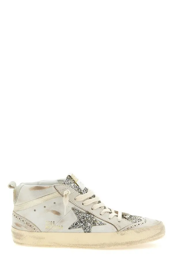 GOLDEN GOOSE Mid Star Nappa Leather Sneakers
