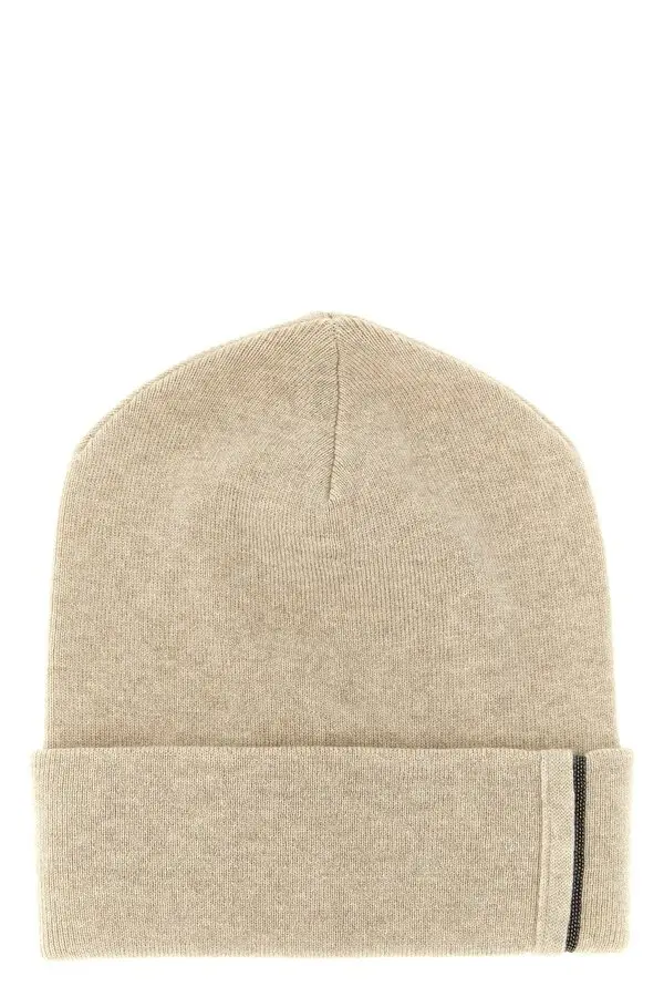 Brunello Cucinelli Monile Beanie - Beige