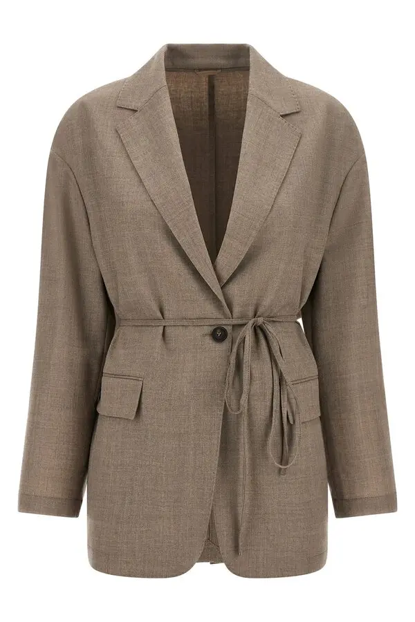Brunello Cucinelli Fresh Wool Single-breasted Blazer