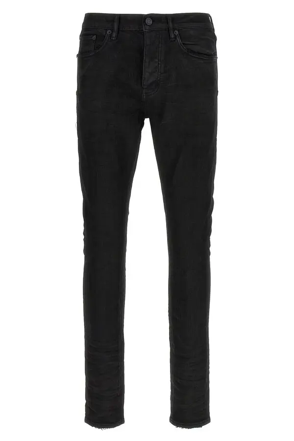 PURPLE BRAND P001 Resin 3/d Denim Jeans - Black