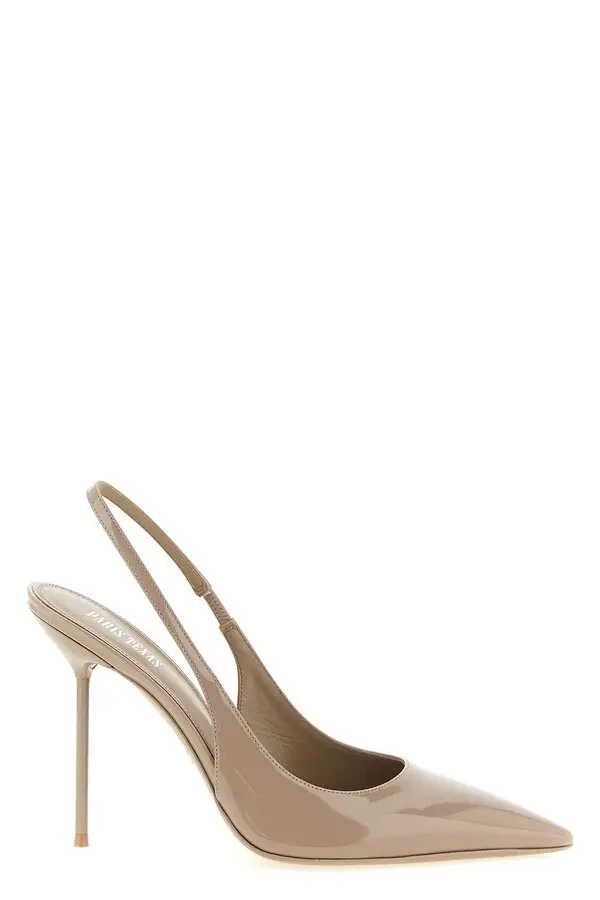 Paris Texas Lidia Slingback Pumps - Beige