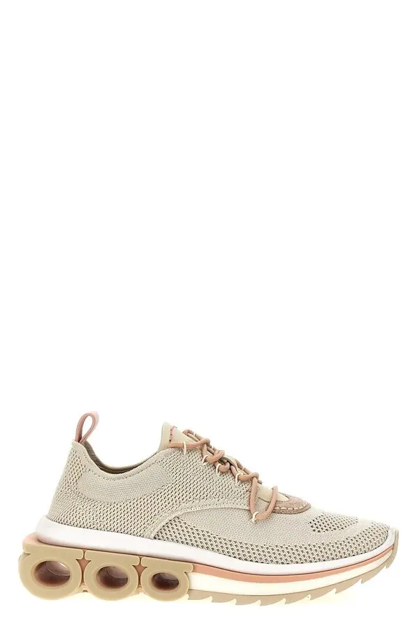 FERRAGAMO Nima Stretch Knit Sneakers - Multi