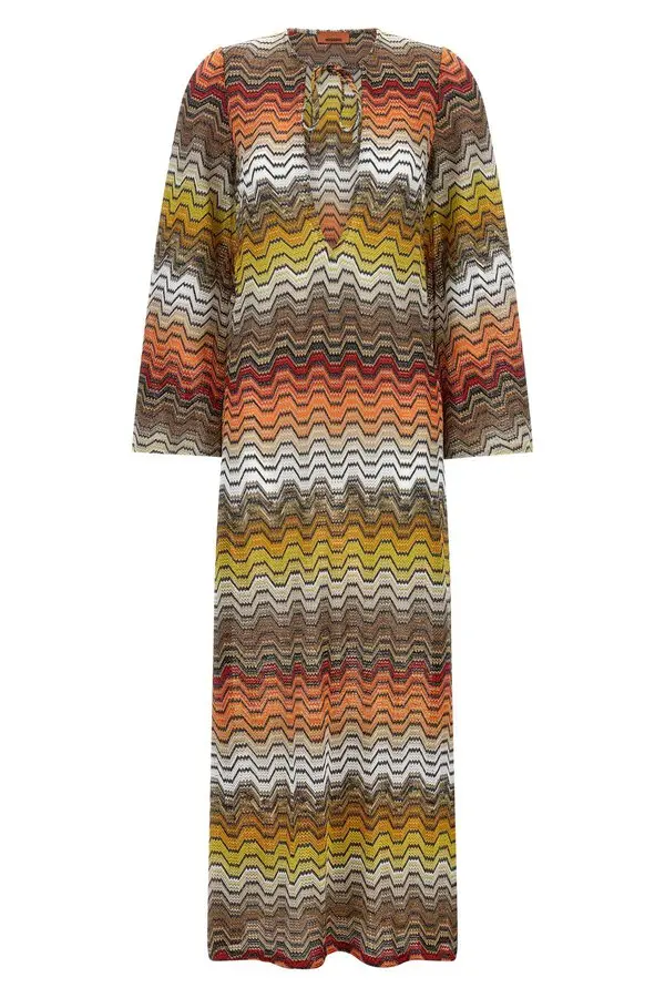 Missoni Greek Motif Cover-up Dress - Multi