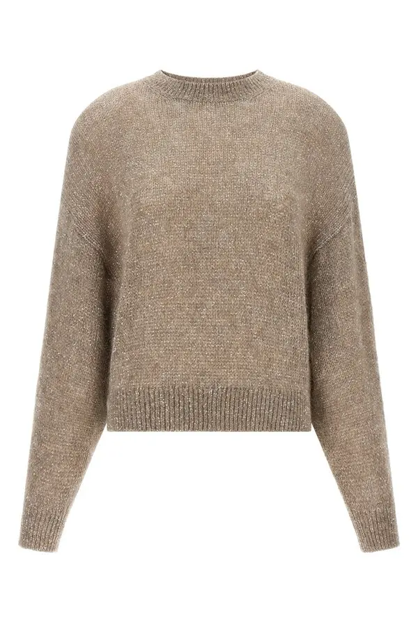 Brunello Cucinelli Diamante Sequined Knit Sweater