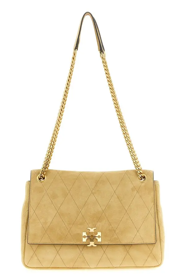 Tory Burch Charlie' Medium Shoulder Bag - Beige
