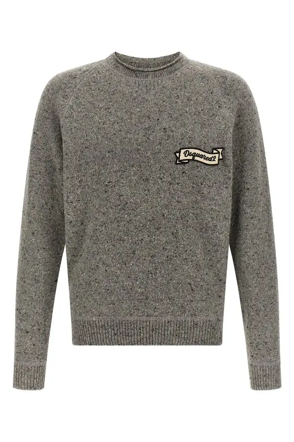 Dsquared2 Knop Yarn Sweater - Gray