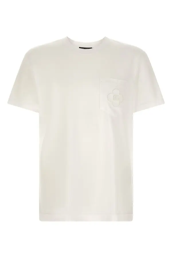 Dolce & Gabbana Openwork Logo T-shirt